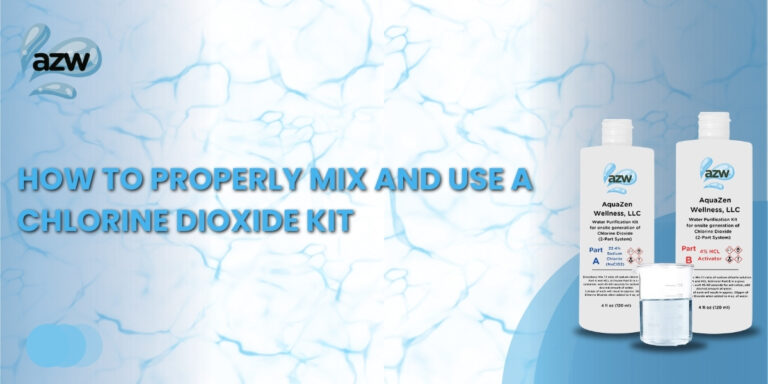 How to Mix and Use a Chlorine Dioxide Kit for Water Purification